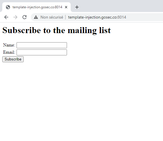 Template Injection in Action